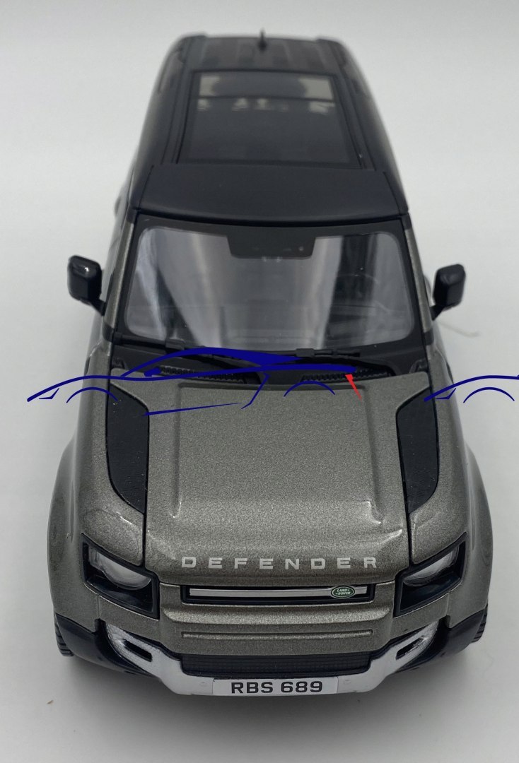 Land Rover Defender 2022 1:24 grey Bburago 21101 > Bburago